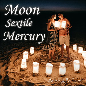 Composite Moon Sextile Mercury Through Different Signs